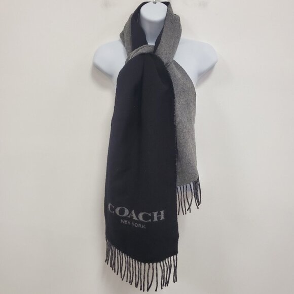 Coach | Accessories | Coach Unisex Wool Cashmere Blend Rectangle Scarf ...